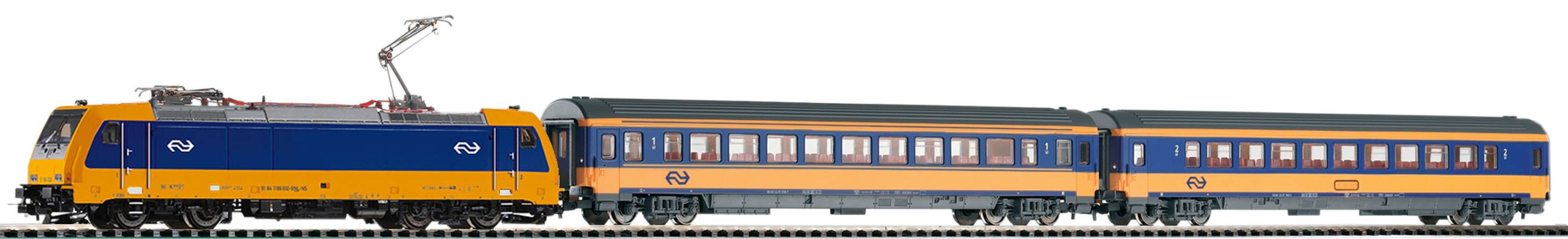 Piko 59016 - Starter set BR 185 NS "Traxx" - With rails and accessorie ...