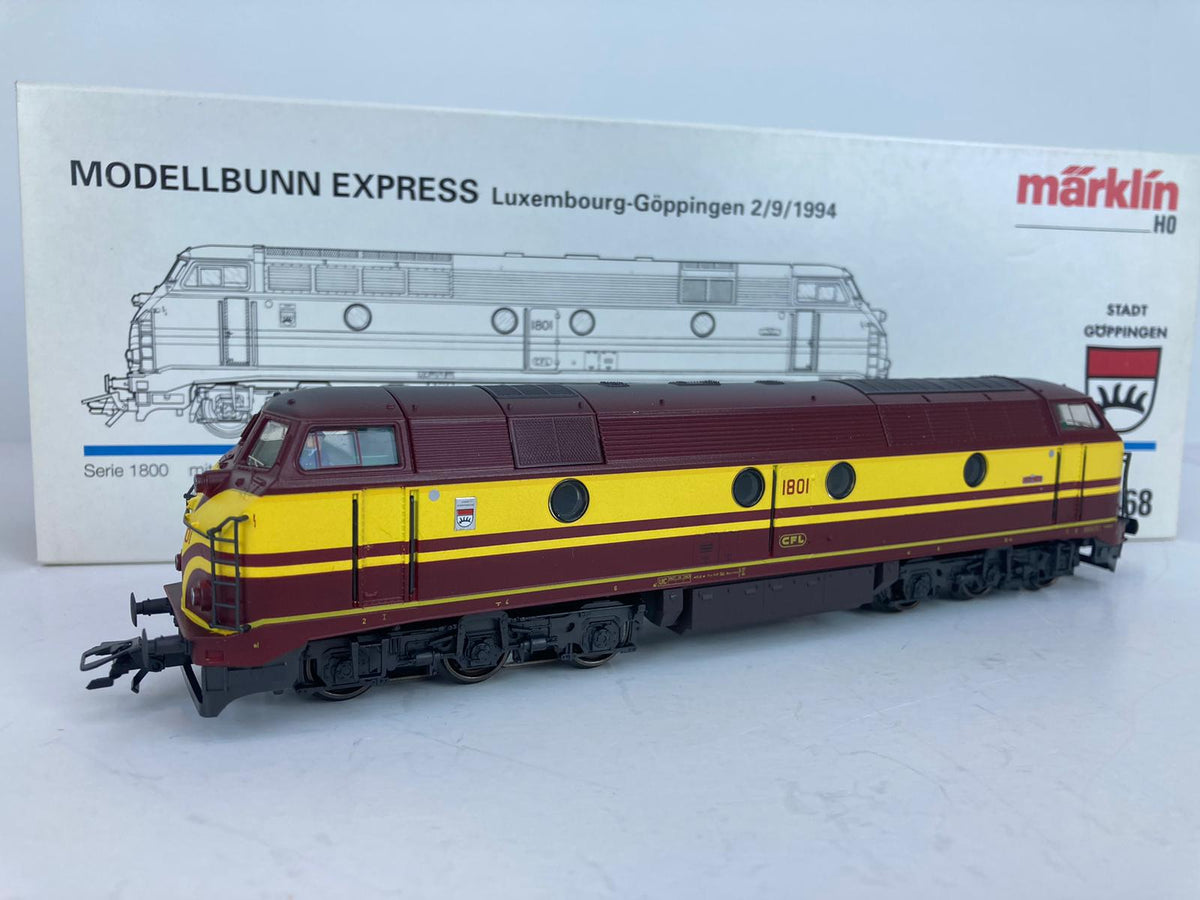 Märklin 83468 – CFL - Diesellocomotief Serie 1800 “RTL” — Miniature ...